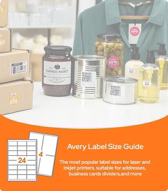 Avery Label Sizes | Avery for Every Space