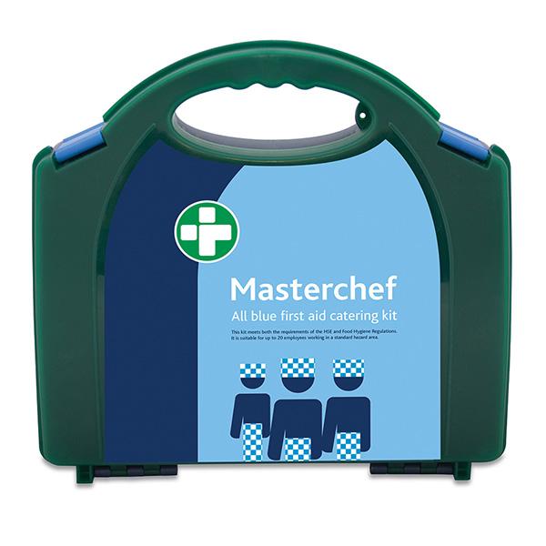 Masterchef 20 Person All Blue Catering Kit In Aura Box Green ...