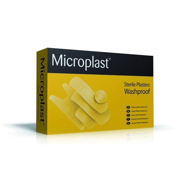 Microplast washproof spot plasters 2.2cm (box 100) CM0539BD